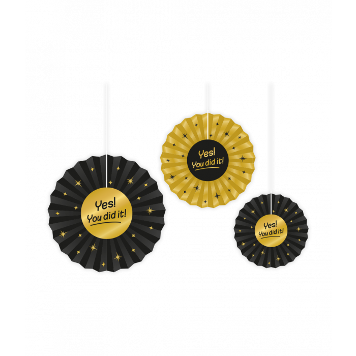 Paper Fans Yes! You did it! - Ballonnen en Meer Paper Fans Yes! You did it! - Ballonnen en Meer